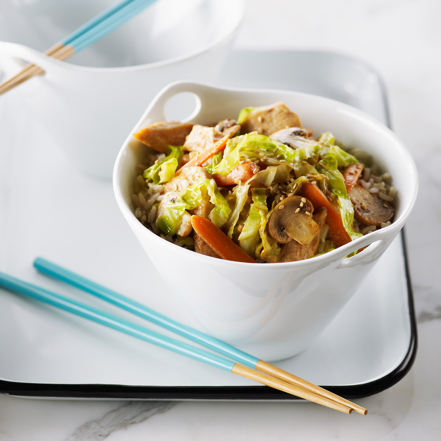 Chou et sauté de poulet au beurre d’arachide - Le Poulet du Québec ...