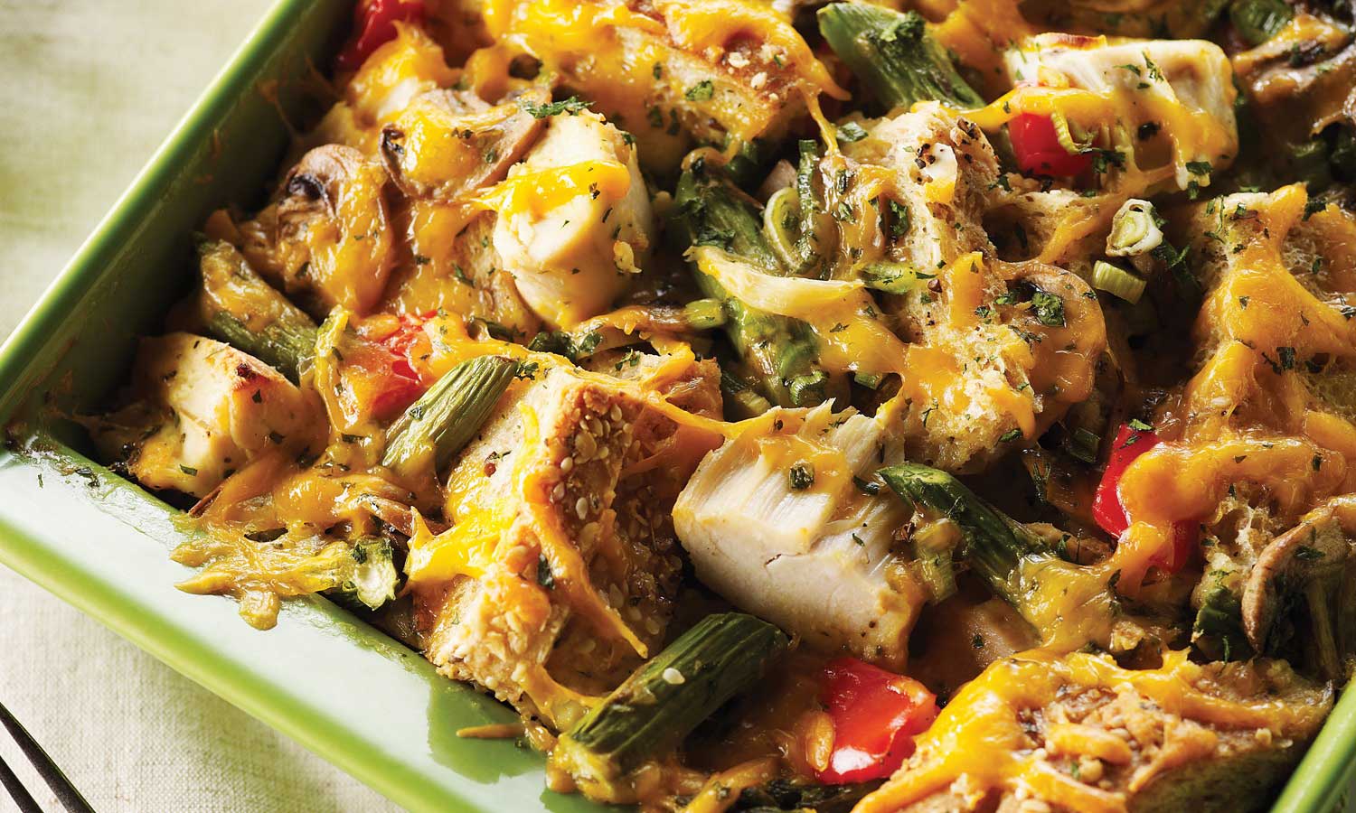 Pouding au pain de poulet et d'asperges - Le Poulet du Québec: Recettes ...