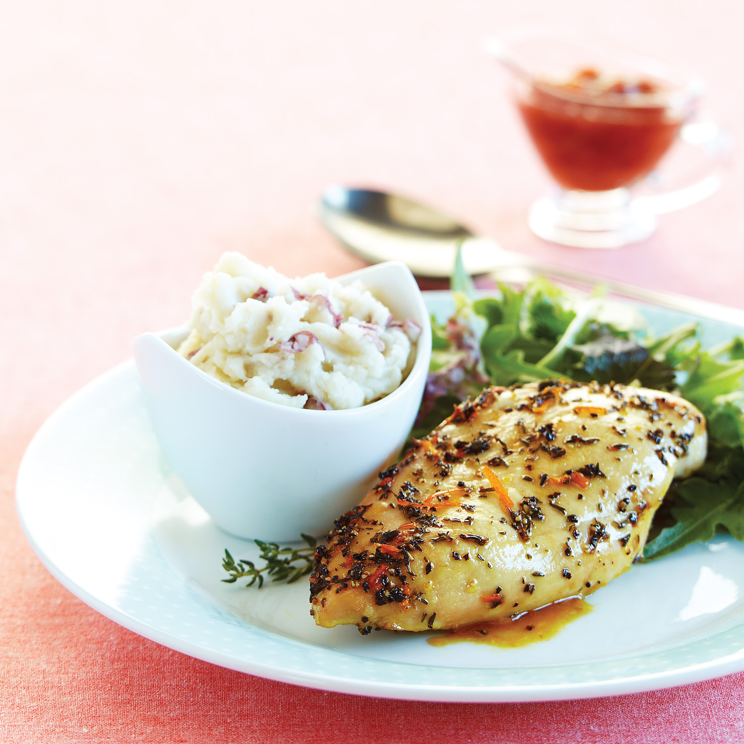 Poulet laqué et sa compote de rhubarbe - Le Poulet du Québec: Recettes ...